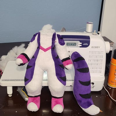 Plush Sewing Pattern PDF Furry Anthro Standing Plushie DIY Ebook Bundle ...