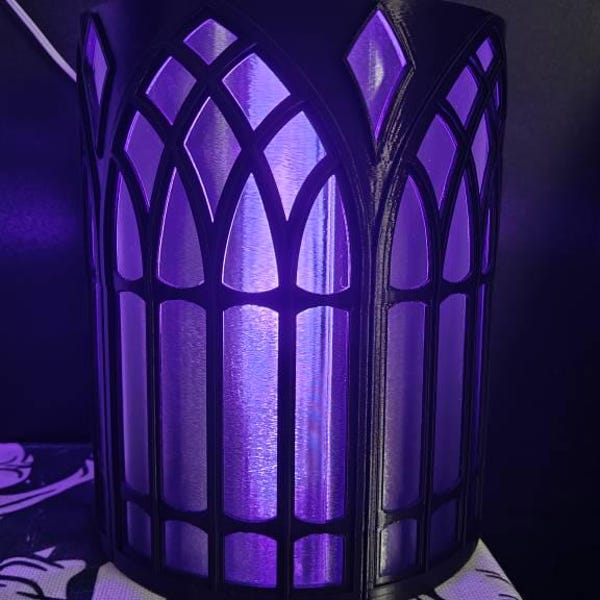 Gothic Lamp, Led Lamp, Gothic Lantern, Goth Decor, Gothic Art ...