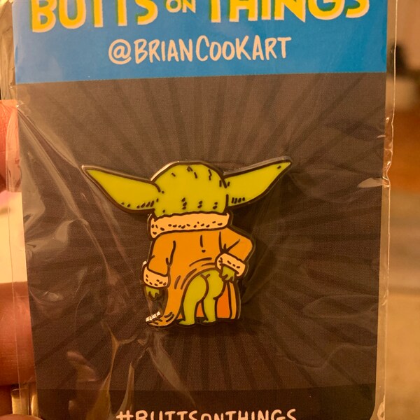 Backside of the Force - Enamel Lapel Pin - Etsy