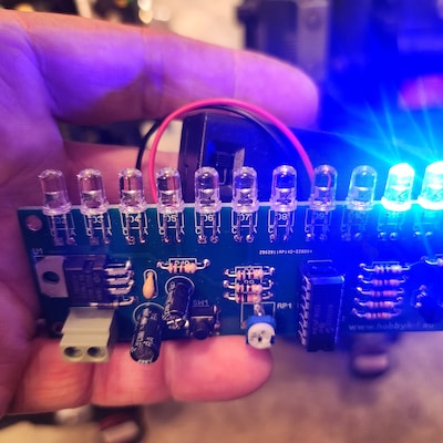 Knight Rider LED Light Chaser Floower Sequencer Scroller Strobe 16 ...