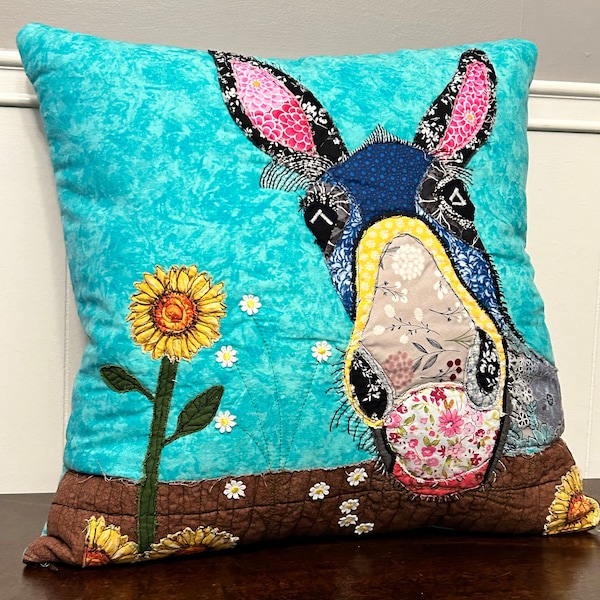 Donkey Applique Pattern: Scrappy Farm Mule Quilt Block (PDF Pattern) - Etsy