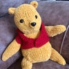 POOH BEAR DOLL - English Knitting Pattern - Etsy UK