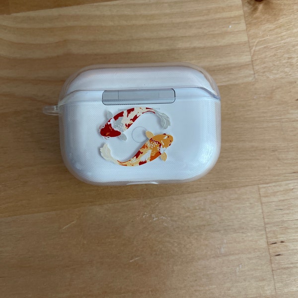 Airpods Clear Case Koi Fish Airpods Pro Rubber Shock Proof Case Airpods Pro Koi Fish Case AirPod ...