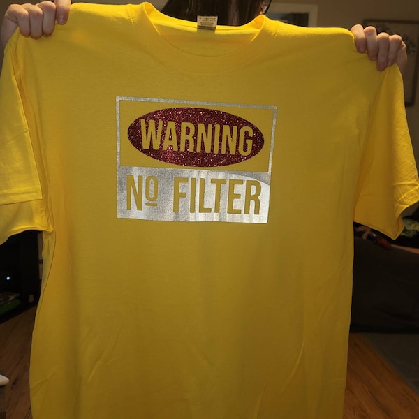 Warning Sign Svg, Warning No Filter Svg, Caution I Have No Filter Svg ...
