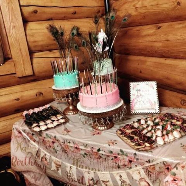 Marie Antoinette Glitter Bunting , Marie Party Decor , Marie Garland ...