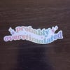Probably Overstimulated Waterproof Retro Sticker - Etsy