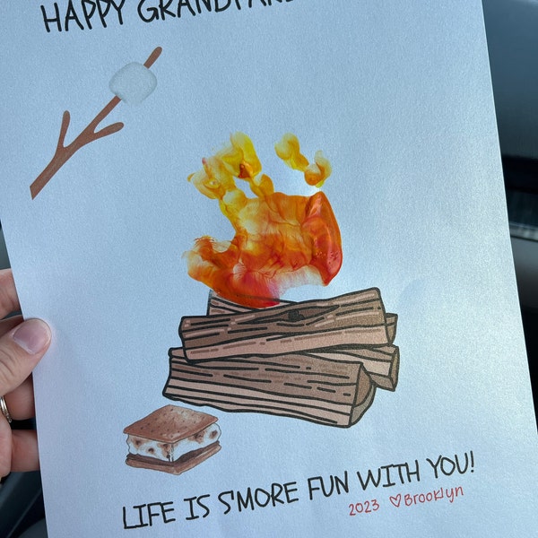 Grandparents Day Handprint Craft | Grandparents Day Craft ...