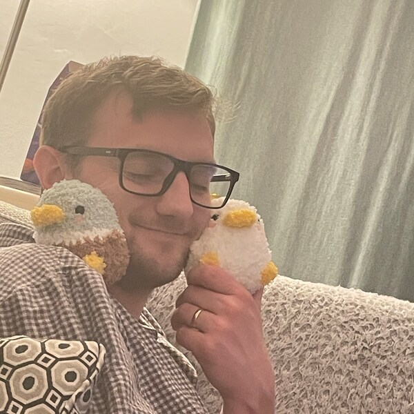 Blueberry Plush Super Soft Cute Crochet Amigurumi Cuddly Toy Stuffed ...