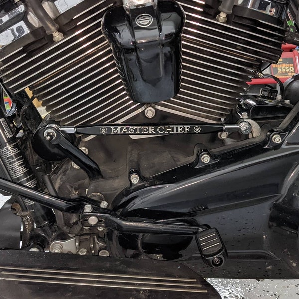 Custom Harley Davidson Shift Rod Engraved Linkage One of a Kind ...