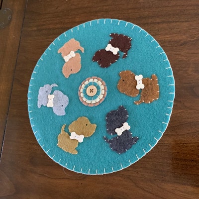 Primitive Stitchery VALENTINES DAY Wool & Homespun Hearts Penny Rug ...