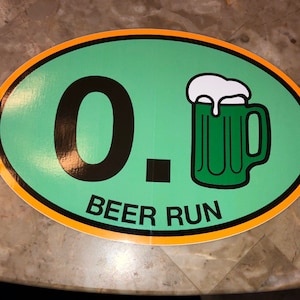 Beer Run Magnet Decal Car / Truck / Camper / Bumper / Cooler - Etsy
