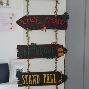 Blank Craft Kit Laser Cut Wooden MDF Direction Sign Theme Kids - Etsy