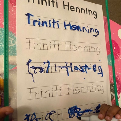 Custom Name Handwriting Practice Personalized Name Handwriting Name ...