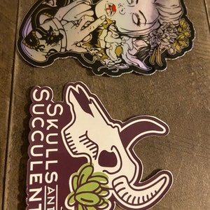 Geisha Oni Mask Holographic Sticker - Etsy