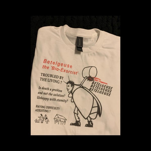 Betelgeuse Horror Funny Retro 80s White T-shirt Any Size - Etsy
