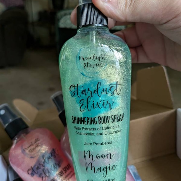 Witchwood Shimmering Body Spray - Stardust Elixir - Caramel, Woods ...
