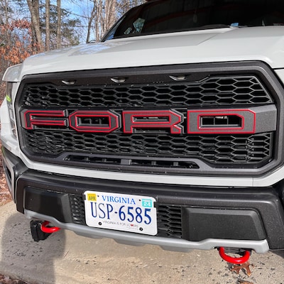 2010-2014 Reflective Ford Raptor Grille Letters - Etsy