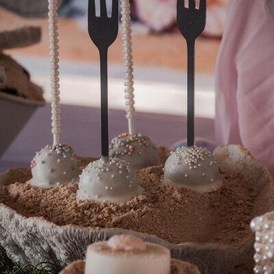 Personalized Appetizer Skewers,acrylic Initial Pick,monogram Cupcake ...