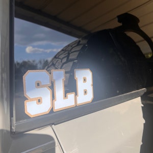 Monogram Sticker, Monogram Car Decal, Monogram Decal, Monogram Decals ...