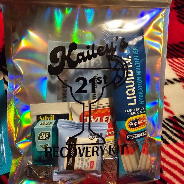 Stayin Alive Hangover Kit/self Care Kit Weddings/bachelorette Party ...
