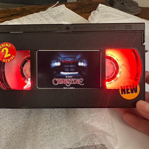 Retro VHS Lamp,child's Play Chucky,night Light!amazing Gift Idea for ...
