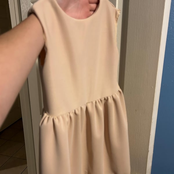 Kids Tiered Dress Sewing Pattern, Peter Pan Collar Dress PDF Sewing ...