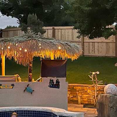 Bac Bac Matting 4x8 Roll Ceilings Wall Tiki Bar Tropical Decor Fire ...