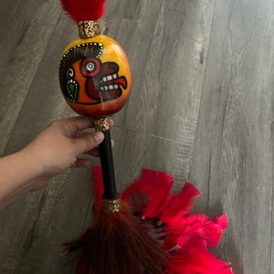 Rattle Ayacaxtli Ayoyotl Native Mexica - Etsy