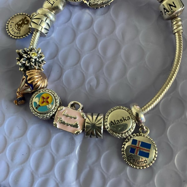 Pandora Croatia Flag Bead Exclusive Charm S925 Silver Travel Jewelry ...