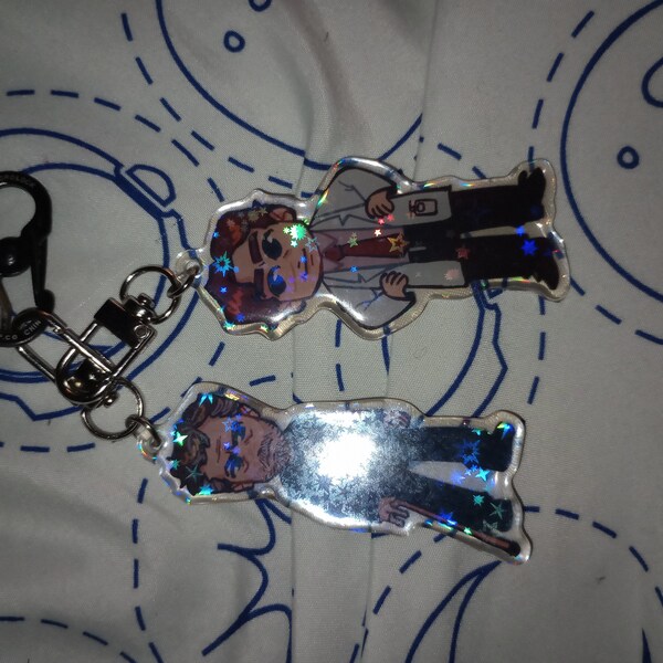 3 Inch House MD Greg House James Wilson Holographic Acrylic Charm ...