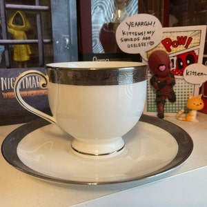 Hannibal Teacup – Mikasa Crown Jewel Platinum Cup & Saucer | NBC ...