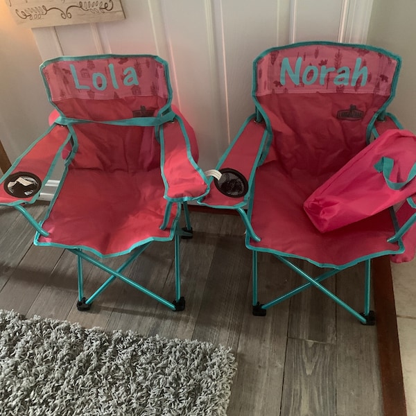 Personalized Kids Camping Chair, Customized Kids Camping Chair ...