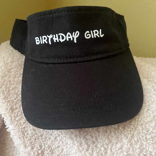 Custom Text Visor Hat Cap, Personalized Visor Hat, Your Text Custom Hat ...
