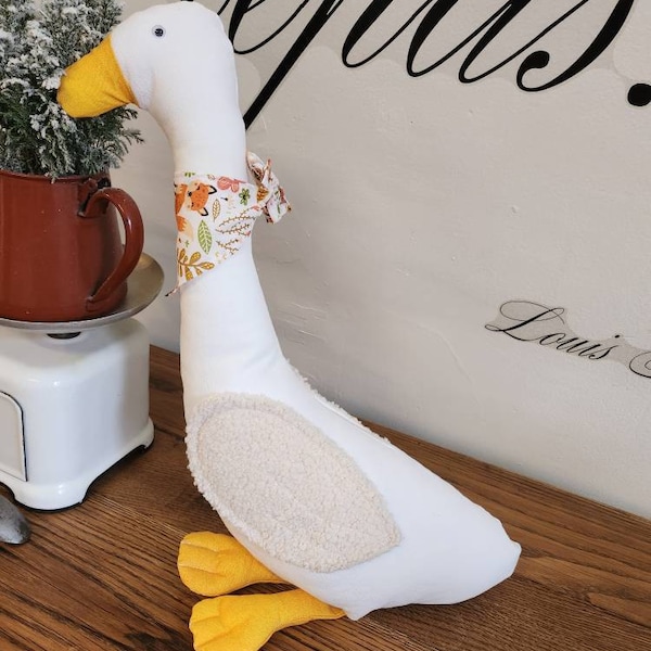 Goose Doll Pdf Sewing Pattern, Cuddle Goose, Plush Goose Soft Toy, Duck ...