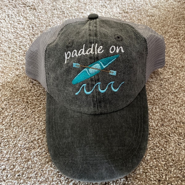 Paddle on Kayak Hat - Etsy