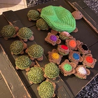 The ORIGINAL Turtle Memory Game *PATTERN* English Pdf ORIGINAL Stitched ...