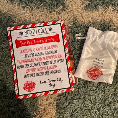 Elf Arrival Puzzle Gift From Elf - Etsy