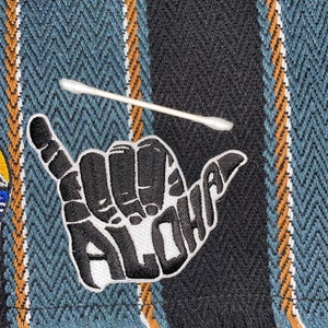 Hang Ten Aloha Sign Embroidered Iron on Patch 4" X 4" - Etsy
