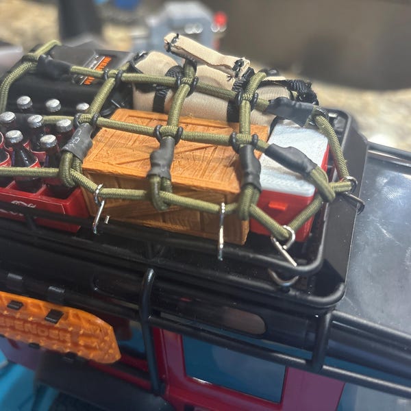 1/24 Scale SCX24 C10 & Bronco Rock Sliders, RC Crawler Accessories ...