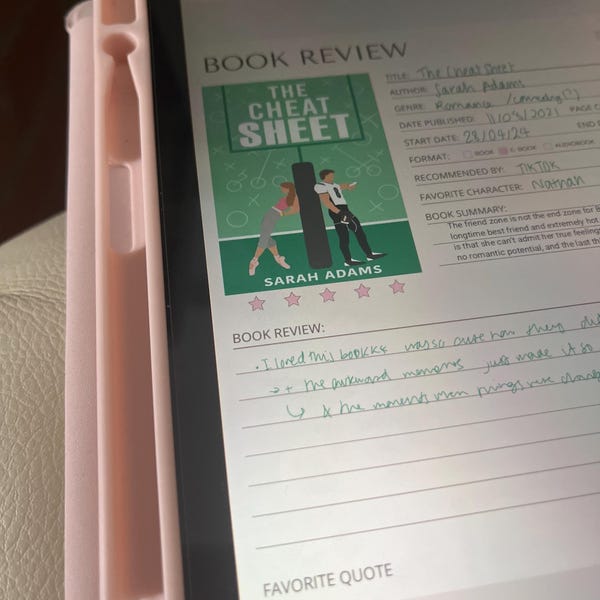 Digital Reading Journal, Digital Book Tracker for Goodnotes, iPad ...