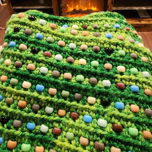 Crochet Pattern / Crochet Weighted Blanket / DIY Bead Blanket / Easy ...