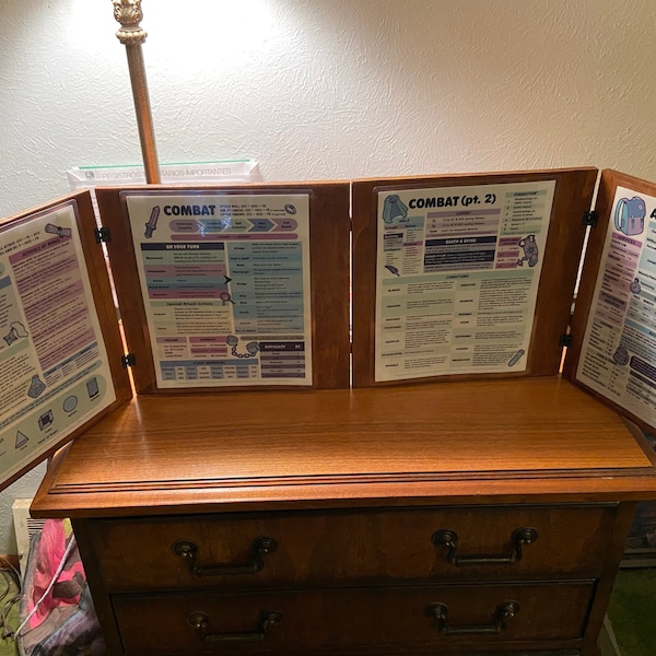 Printable Dungeons & Dragons DM Screen Inserts for 5e [DIGITAL DOWNLOAD ...