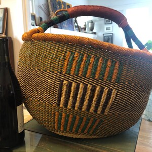 African Rwanda Woven Basket Biko Pink - Etsy