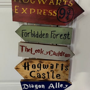 Wizarding World Sign - Etsy