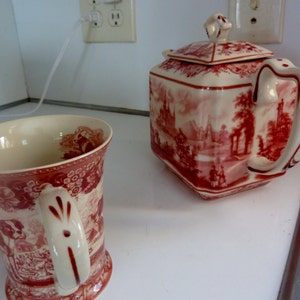 Beautiful Old English Staffordshire Ware Governors Palace Garden ...