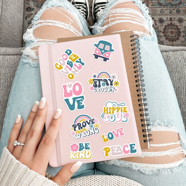 Cute Sticker Mockup for Your Sticker Designs! Editable Decal Mockup PSD ...