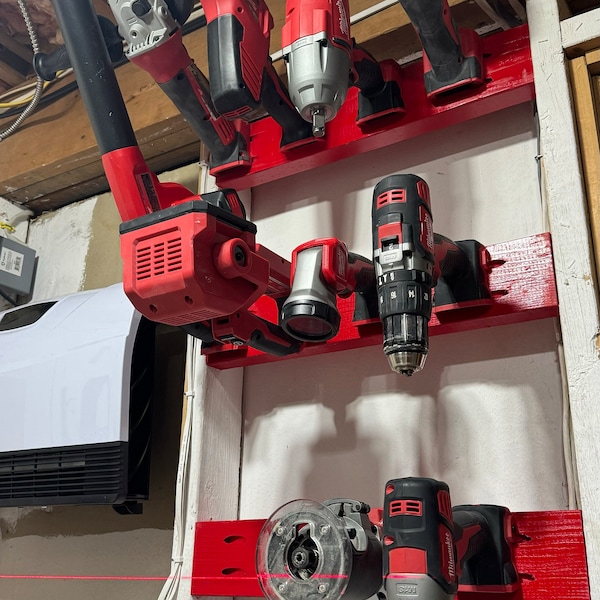 Milwaukee (10 Pack) M18 Tool Holder/hangers Made From Injection Molding ...