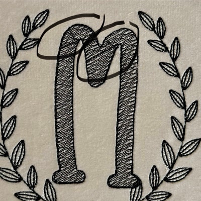 Mermaid Monogram Font Machine Embroidery Designs - Etsy