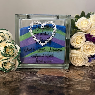 Personalized Wedding Sand Ceremony Shadow Box or Set, Unity Sand ...