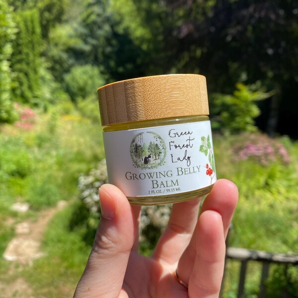 Growing Belly Balm, Stretch Mark Balm, Pregnancy - 2 Ounce - Etsy